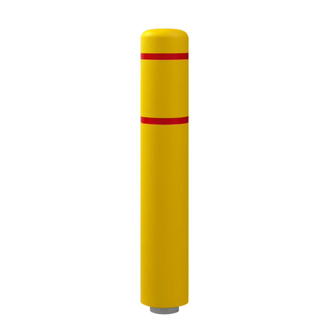 Yellow 6" Commercial Bollard Kit - Bollard Boys