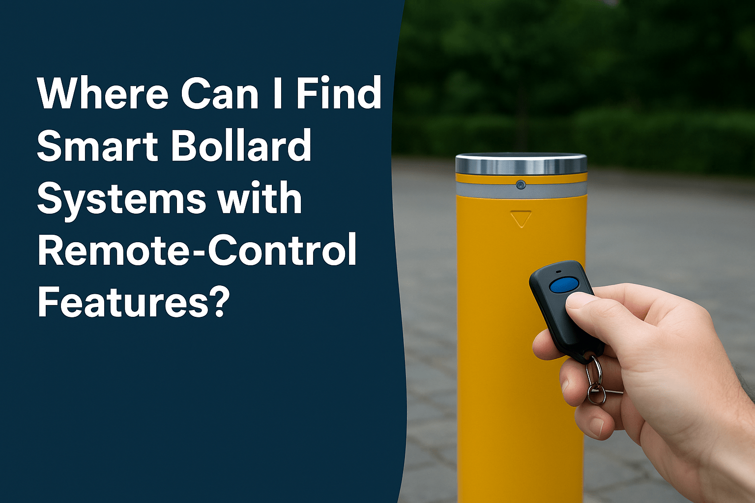 Smart Bollard Systems with Remote Control | Bollard Boys